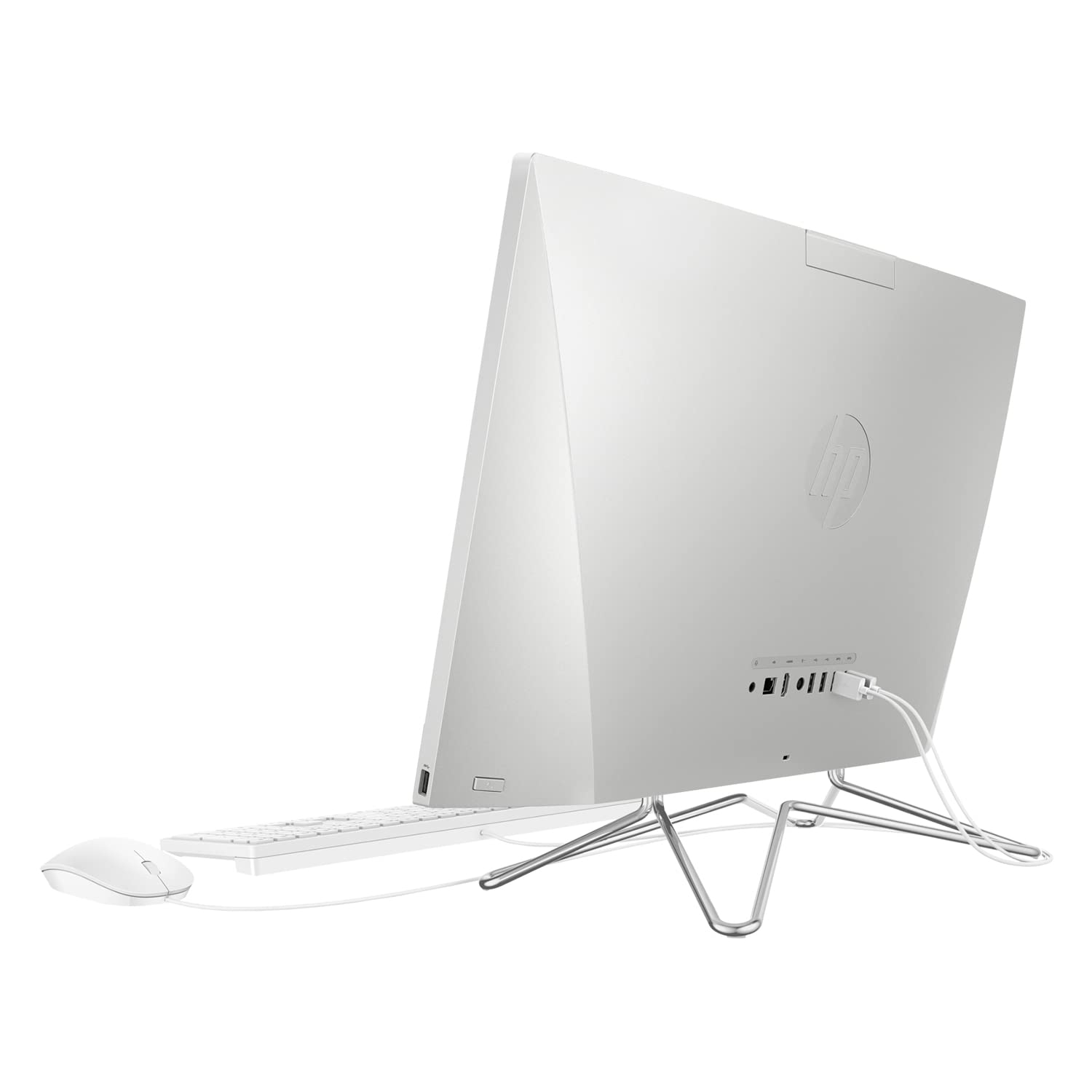 2023 Newest HP Pavilion Desktop, 12th Gen Intel Core i7-12700 Processor(12 Core), 32GB DDR4 RAM, 2TB SSD, 2TB HDD, Intel UHD Graphics, Wi-Fi, Bluetooth, Windows 11 Home, Snow white,Bundle with JAWFOAL