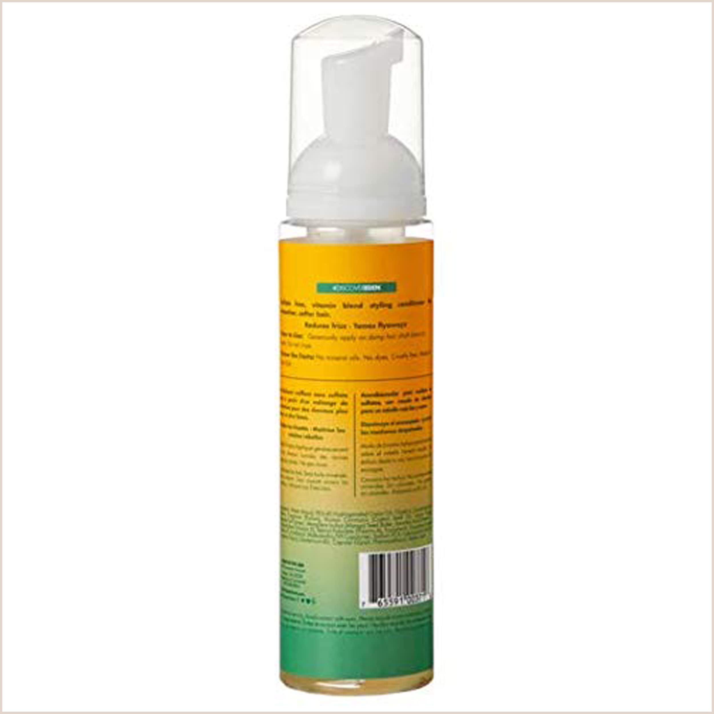 EDEN BodyWorks Papaya Castor Foam Styling Conditioner | 8 oz | Reduce Frizz, Set Styles, Nourish & Smooth Hair
