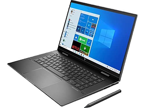 HP ENVY x360 15 Home & Entertainment 2-in-1 Nightfall Black Laptop (AMD Ryzen 7 5700U 8-Core, 32GB RAM, 1TB PCIe SSD, 15.6" Touch Full HD (1920x1080), AMD Radeon, Active Pen,Win 10 Pro) with USB Hub