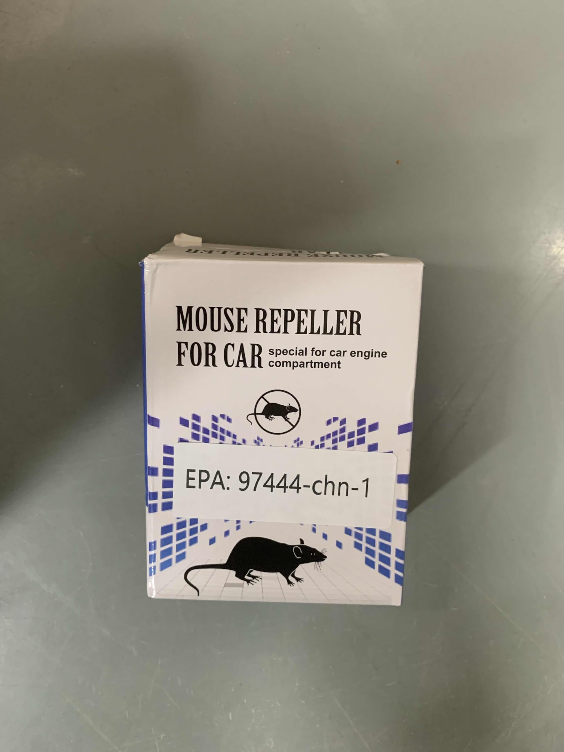 2 Pack Rodent Repellent Ultrasonic Under Hood Animal Repeller with Strobe Light, Professional Ultrasonic Mouse Repellent Squirrel Repellent Rodent Repellent for Car Engines Vehicle Protection