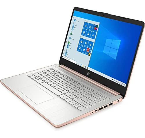 HP 14-inch TouchScreen HD Laptop, Intel Celeron N4020, 4GB DDR4, 64GB eMMC, Webcam, HDMI, Windows 10 S (Google Classroom or Zoom) (Rose Pink) (Renewed)