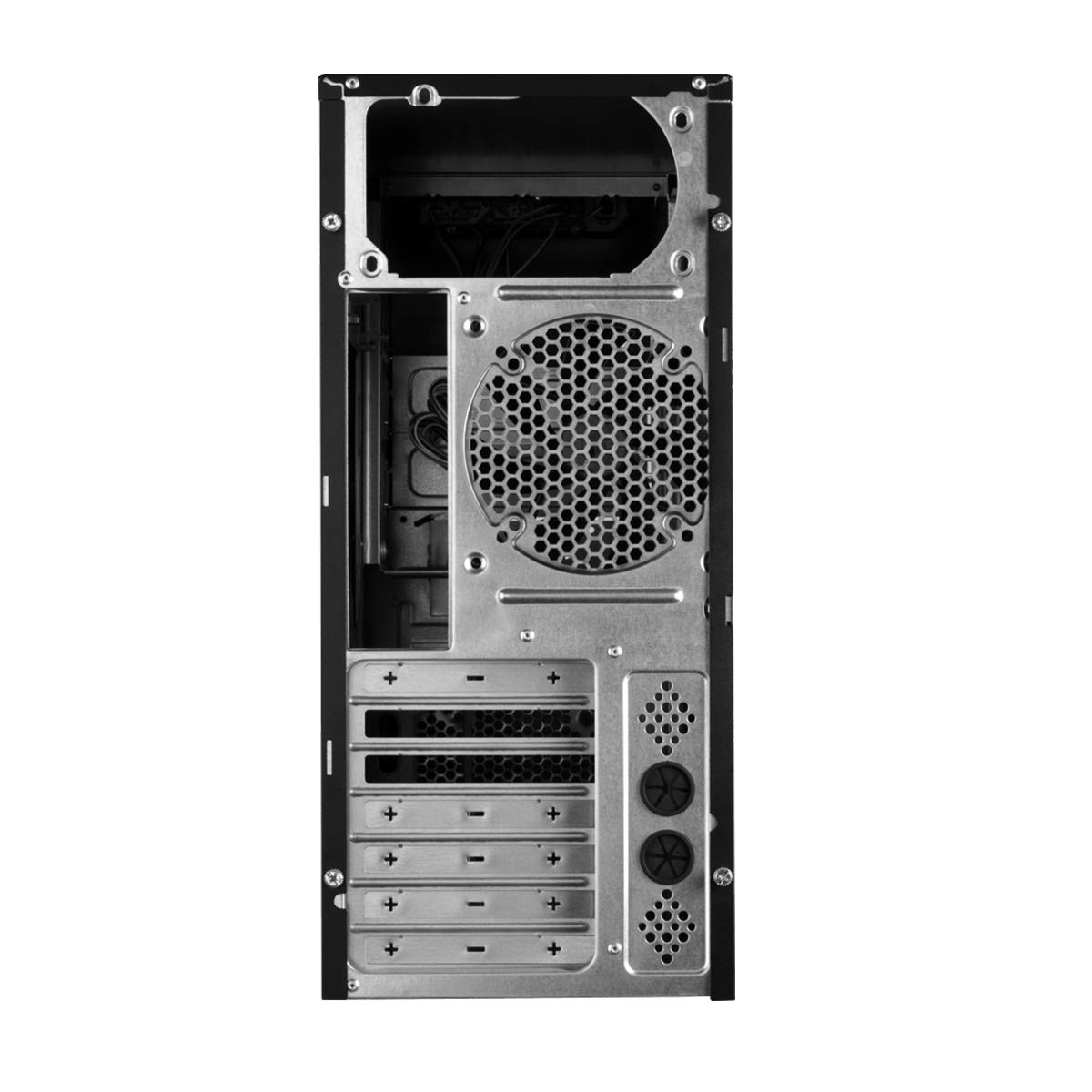 Antec Mid-Tower Case with 2X USB 3.0 Ports Durable Steel Bottom & Front Side Vents Case - Black - VSK4000E-U3