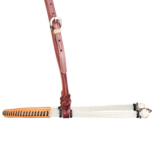 Teskey's Double Lariat Leather Covered Noseband (Light Oil)