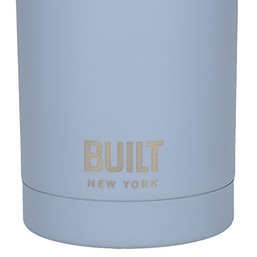 BUILT Stainless Steel Vacuum-Insulated Thermal Travel Cup, 565 ml (20 fl oz) - Arctic Blue