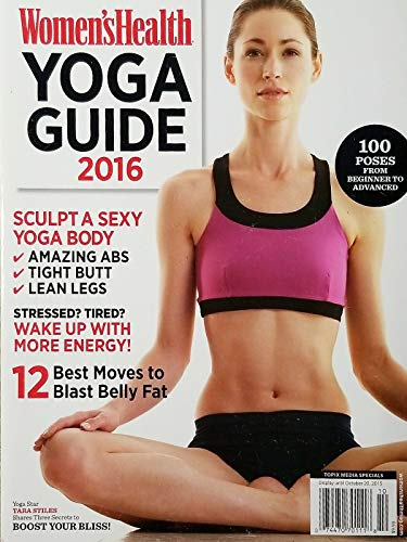 WOMEN'S HEALTH MAGAZINE, YOGA GUIDE 2016 SCULPT A SEXY YOGA BODY ^