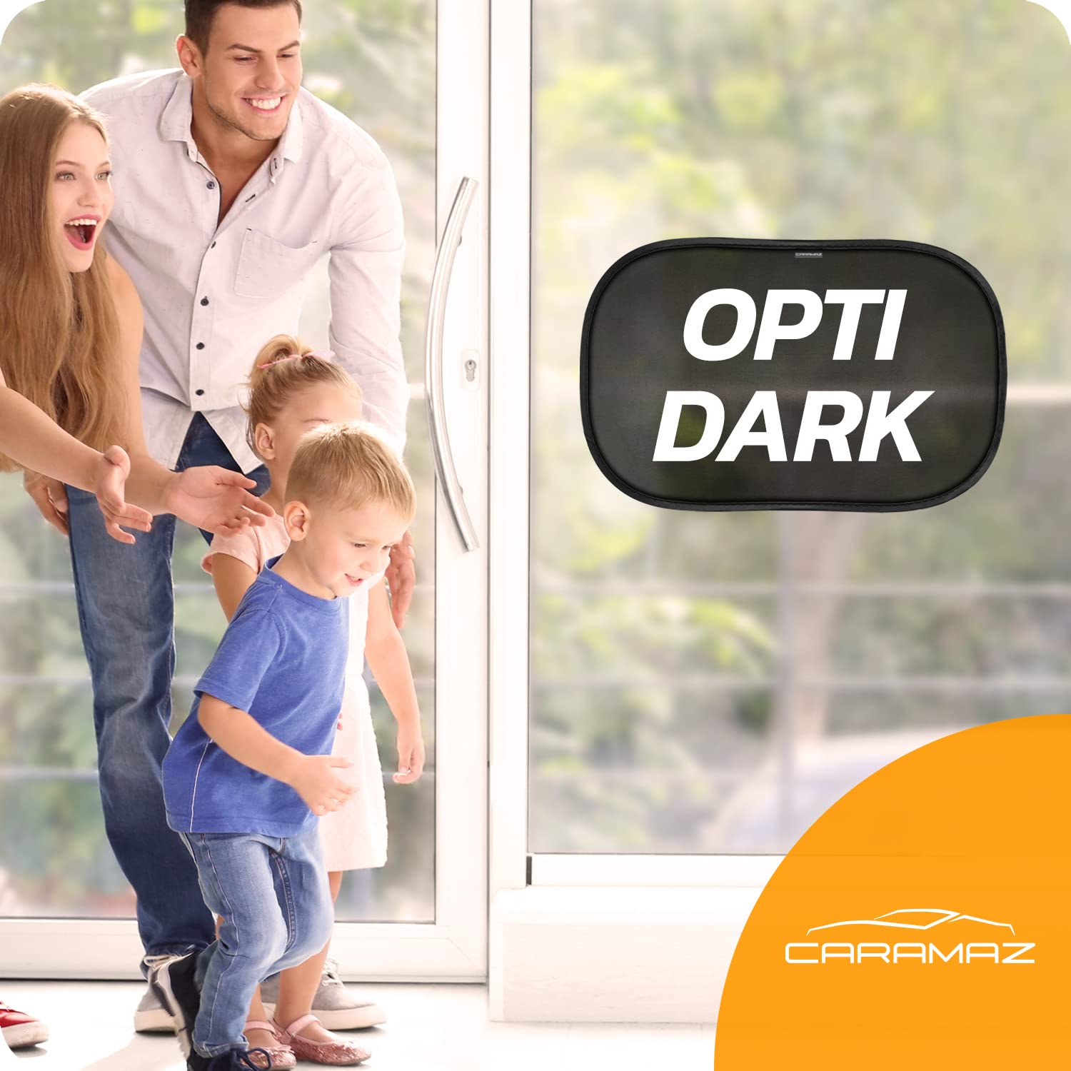CARAMAZ Car Window Shade for Baby with Certified UV-Protection 2 Pack - 20"x12"