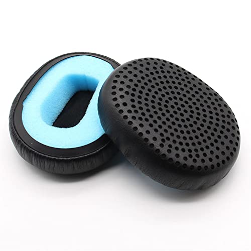 Riff Replacements Earpads Protein Leather Memory Foam Repair Parts Compatible with Skullcandy Riff On-Ear Headphones (Black)