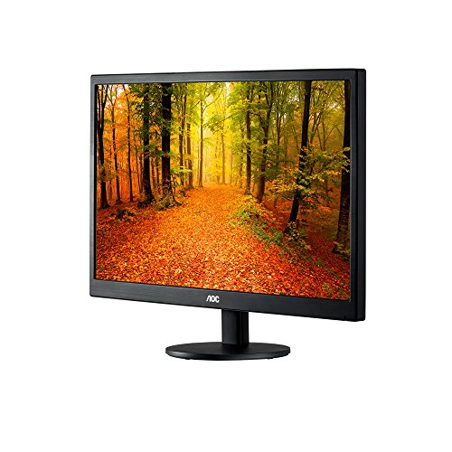 AOC E2070SWHN 19.5" HD 1600x900 Monitor, 5ms, HDMI/VGA, Vesa, Epeat Silver, EnergyStar, 20 Inch HD+