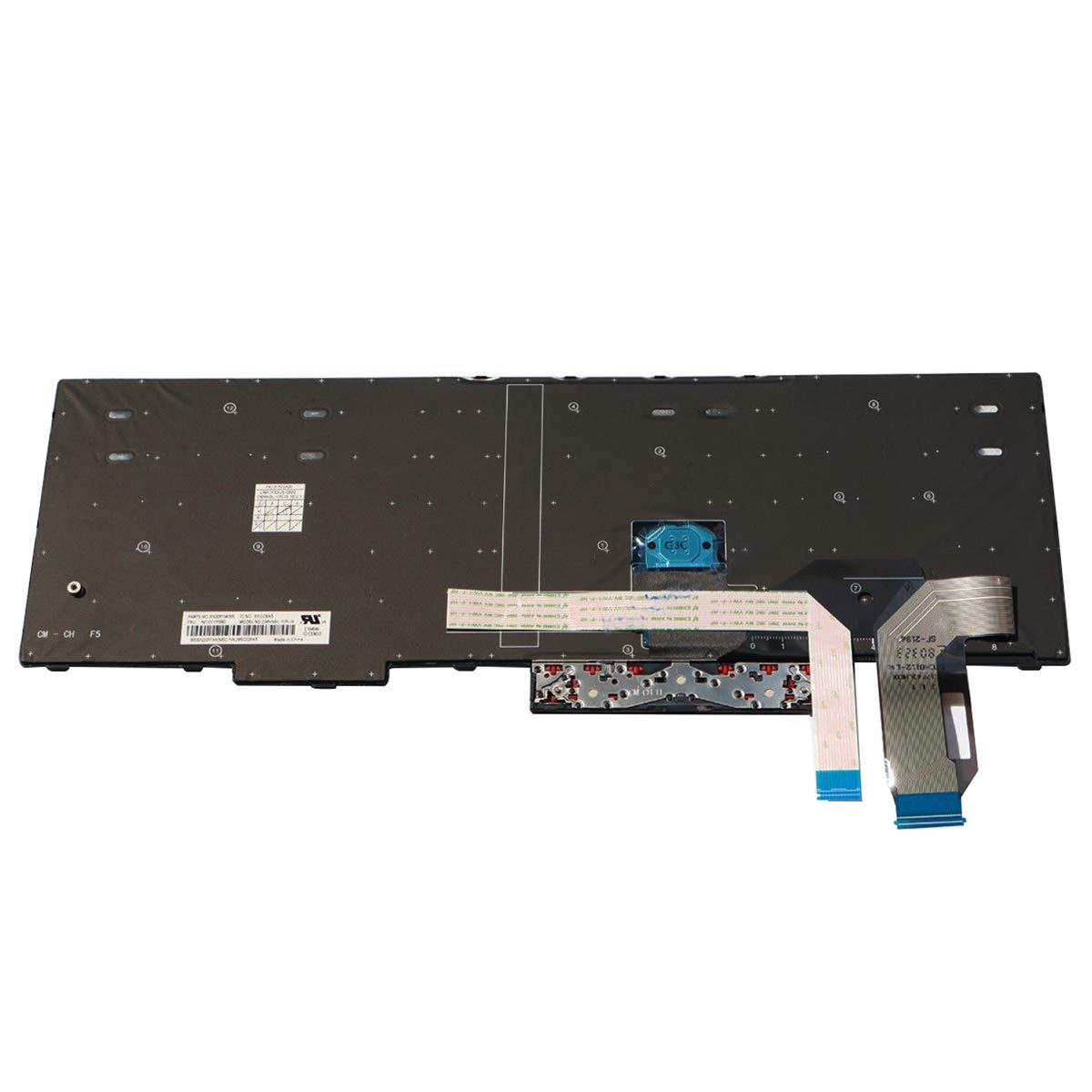 AUTENS Replacement US Keyboard for Lenovo ThinkPad E580 E585 L580 E590 E595 L590 T590 P15S P52 P72 P53 P53S P73 P53 P52 T15(Not Fit P52s) Laptop (No Backlight)