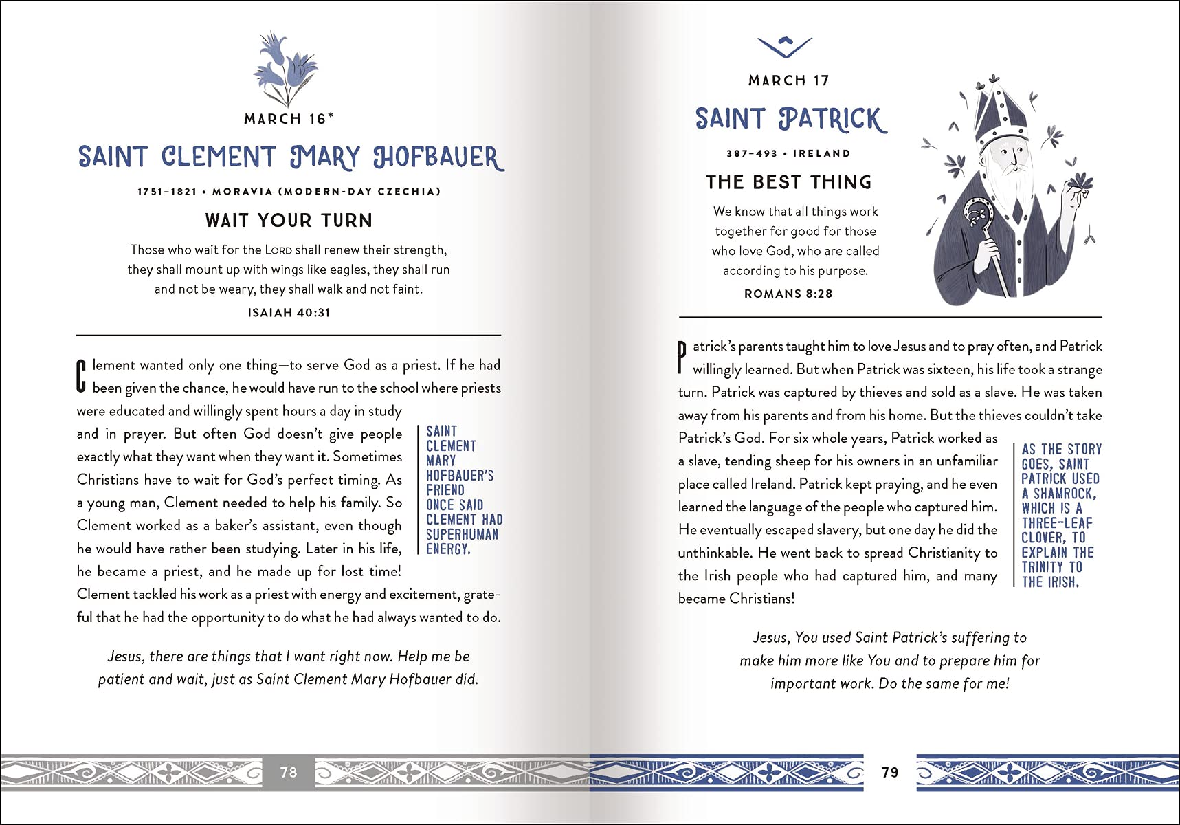 A Saint a Day: A 365-Day Devotional Featuring Christian Saints