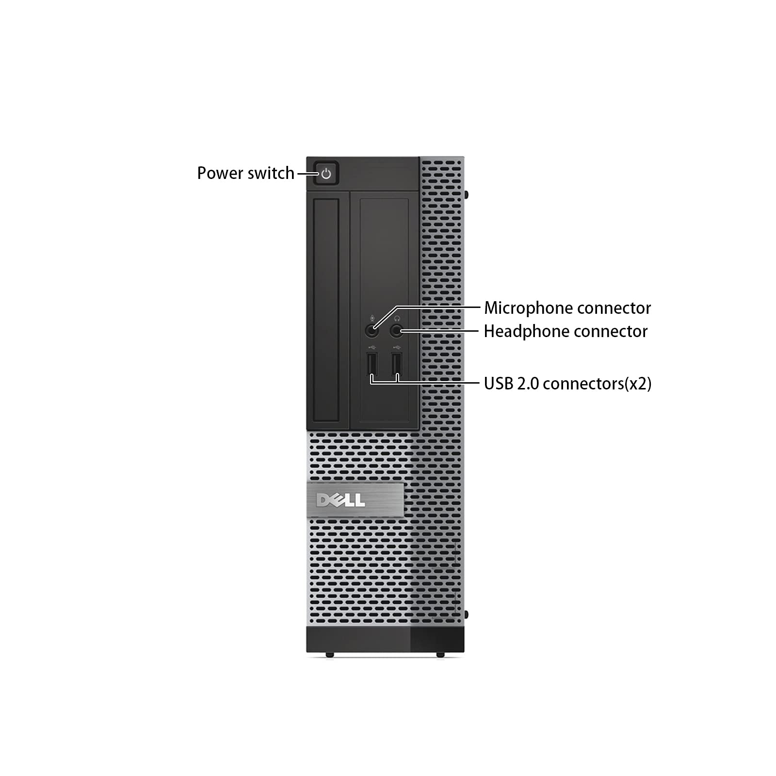 Dell Optiplex 3020 Desktop Computer PC, Intel Quad-Core i5, 240GB SSD Storage, 8GB DDR3 RAM, Windows 10 Pro, DVD, WiFi, 24in Monitor, Wireless Keyboard and Mouse (Renewed)