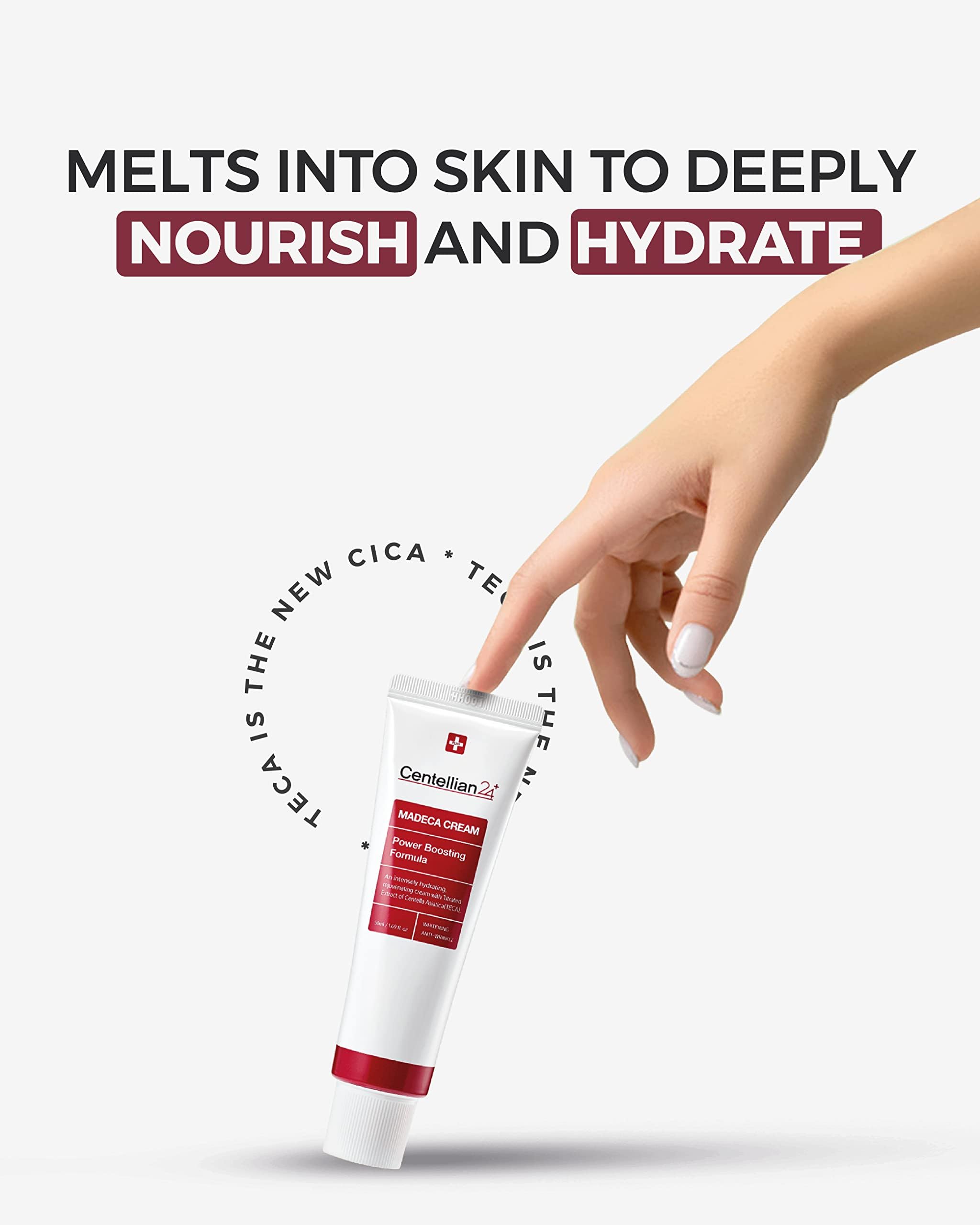 CENTELLIAN 24 Valentines Day Gifts Madeca Cream (Season 4, 1.7+1.7fl oz) Centella Moisturizer for Face. Korean Skin Care for Dry, Sensitive Skin with TECA, Centella Asiatica, Madecassoside