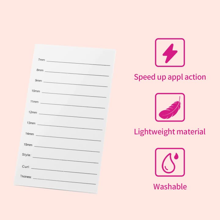 2 Pcs Lash Holder for Eyelash Extensions Acrylic Disposable Lash Hand Pallet Lash Tile for Extensions By FADLASH