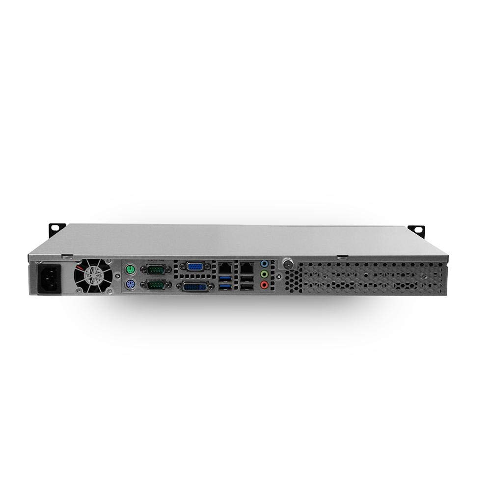 MITXPC Celeron J1900 Quad Core Short Depth 1U Solution, Dual GbE LAN, Dual COM (4GB DDR3L, Rear IO)