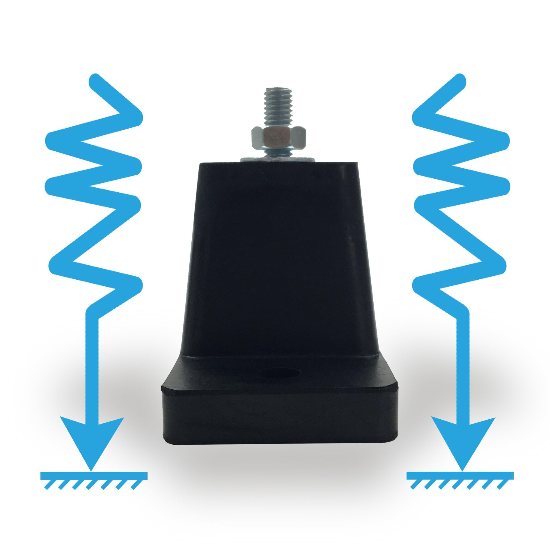 Anti-Vibration Shock Absorbing Rubber Mounting Bracket for Ductless Mini Split Air Conditioner Condensers