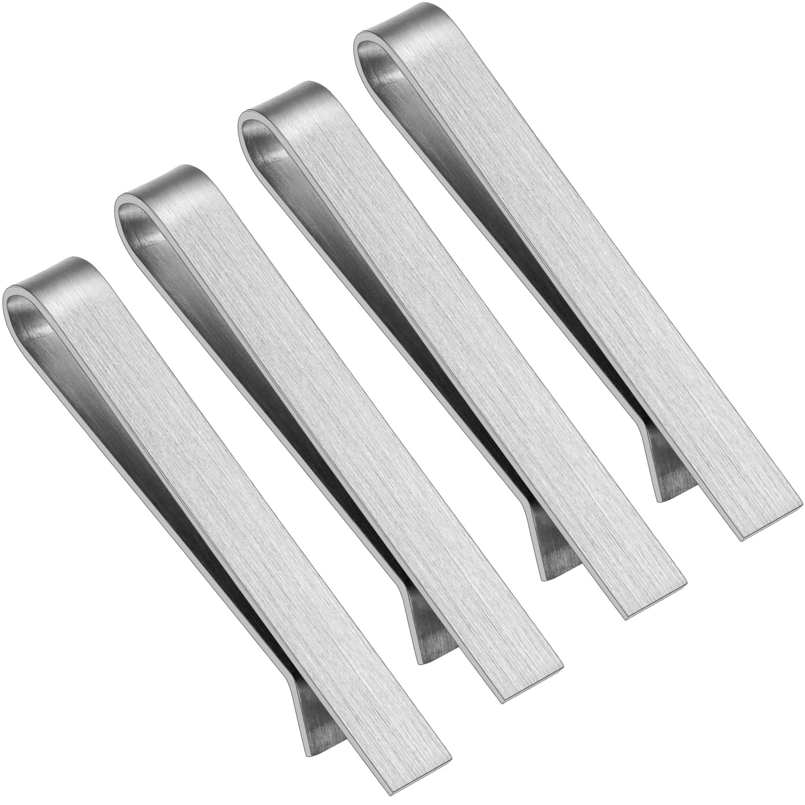2.2 Inch Tie Clips for Menās Regular tie in Gift Box, Tie bar & Pins Set for Necktie in Black Red White Blue Color, Suitable for Wedding Anniversary Valentine's Day Christmas Party Daily Wear