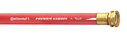 Continental ContiTech-20582672 Premium Garden, Red Heavy Duty Hot Water Garden Hose, 5/8" ID x 50' Length, MXF GHT