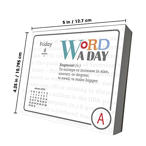2023 Word a Day Day-at-a-Time Box Calendar