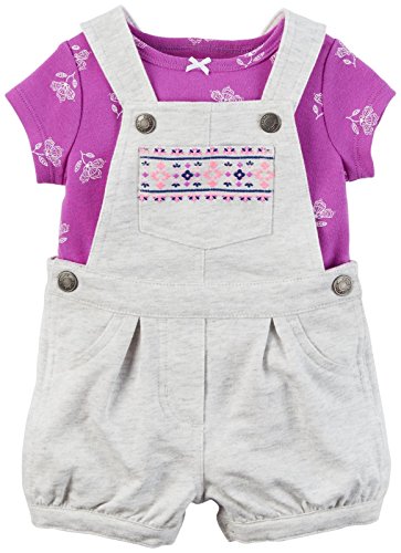 Carter's Baby Girls' 2 Pc Sets 121h231, Heather, 18M