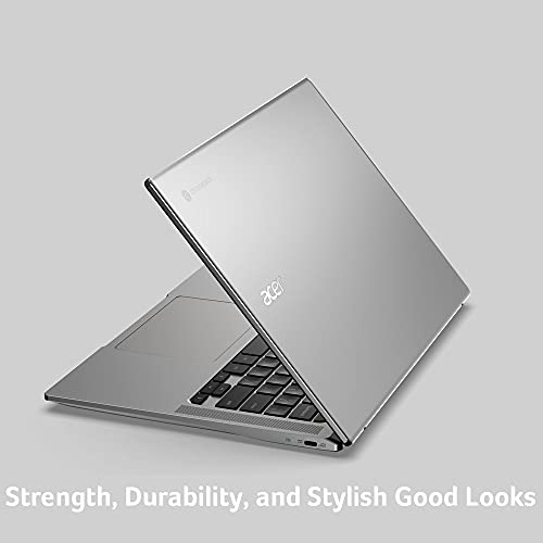 Acer Chromebook 514 Laptop | 14" FHD Touch | MediaTek Kompanio 828 Octa-Core Processor | 8GB RAM | 64GB eMMC | Wi-Fi 6 | Backlit KB | Chrome OS | Up to 15 Hours Battery Life | CB514-2HT-K0FZ, Silver