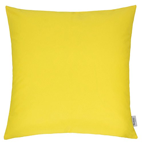 Homey COZY 7H5240-June Accent Pillow, 2 Pack, Yellow 2 Count