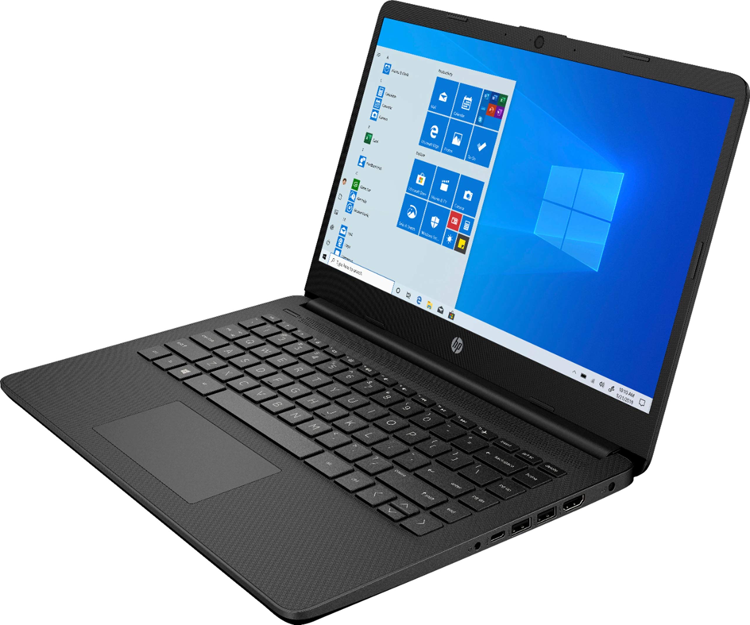 HP 14" Laptop Intel Celeron N4020 4GB 64GB, Intel UHD Graphics 600, Windows 10 Home in S Mode, GS HDMI Cable (Black)