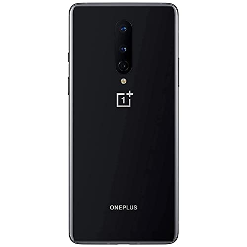 OnePlus 8 (5G, 128GB, 8GB RAM) 6.55" 90Hz Display, Snapdragon 865, 5G LTE T-Mobile Only (Black) (Renewed)