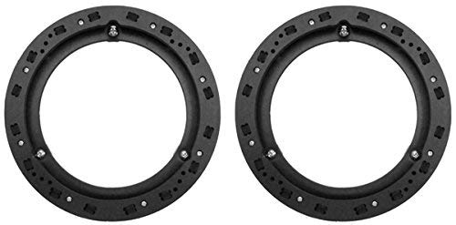 6 1/2" 6.5" Front Or Rear Door Speaker Adapter Spacer Rings Fits 2008-2015 Mitsubishi Lancer & 2007-2016 Outlander - SAK107_55-1 Pair