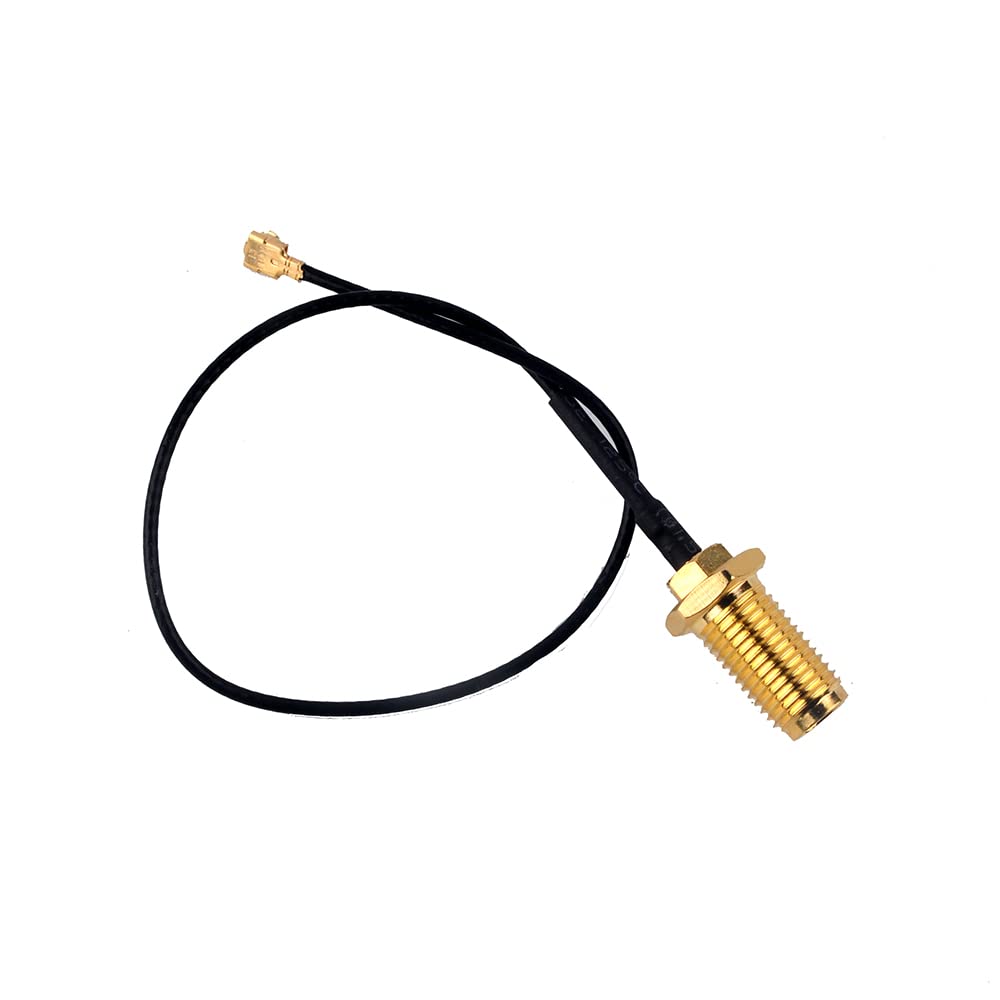 2.4G WiFi Antenna 3DBI Gain Antennas with 16cm Cable U.FL to Female SMA for Arduino CC3000 ESP8266 (3)