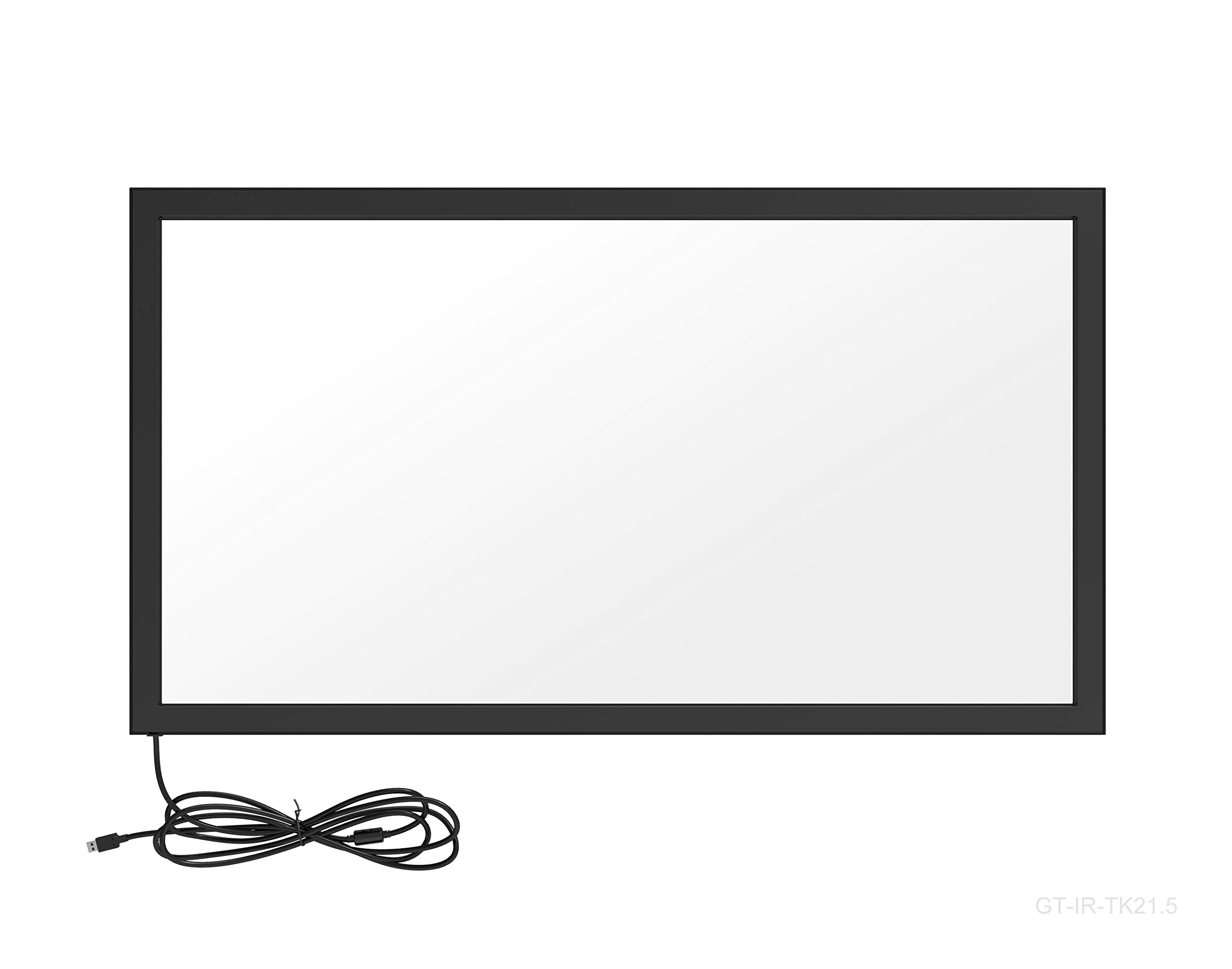 GreenTouch 21.5 Inch Multi Interactive Infrared Touch Frame, IR Touch Screen Overlay Kits, IR Touch Screen Panel Bezel with 3mm Tempered Glass…