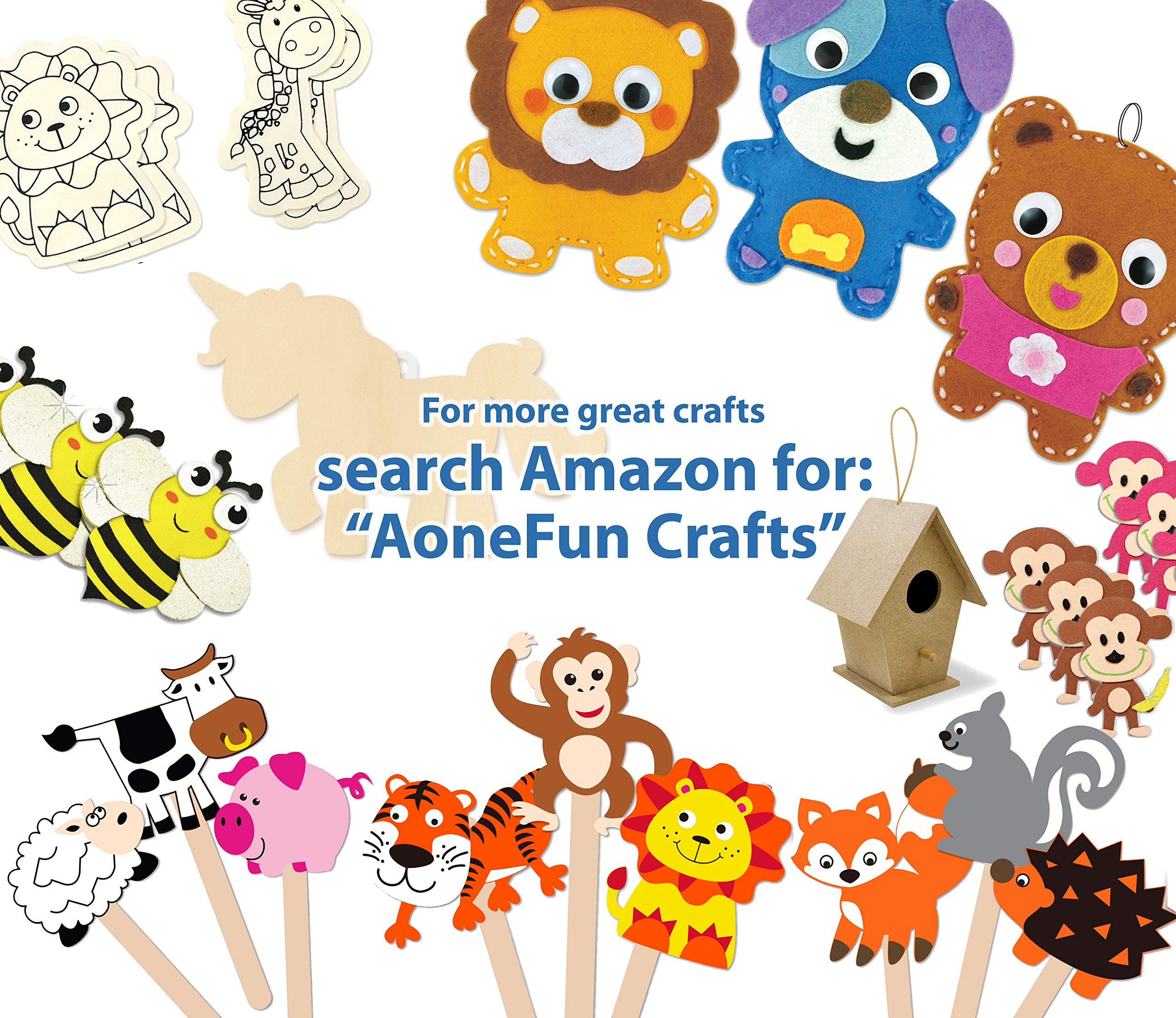 6 Kits DIY Kit My First Sewing Kit for Kids Girls Boys Preschool Sewing Kits Projects Animal Sewing Kits for Kids Craft Kits for Kids Sewing Kit Art Projects for Kids Felt Animals Sewing for Beginners