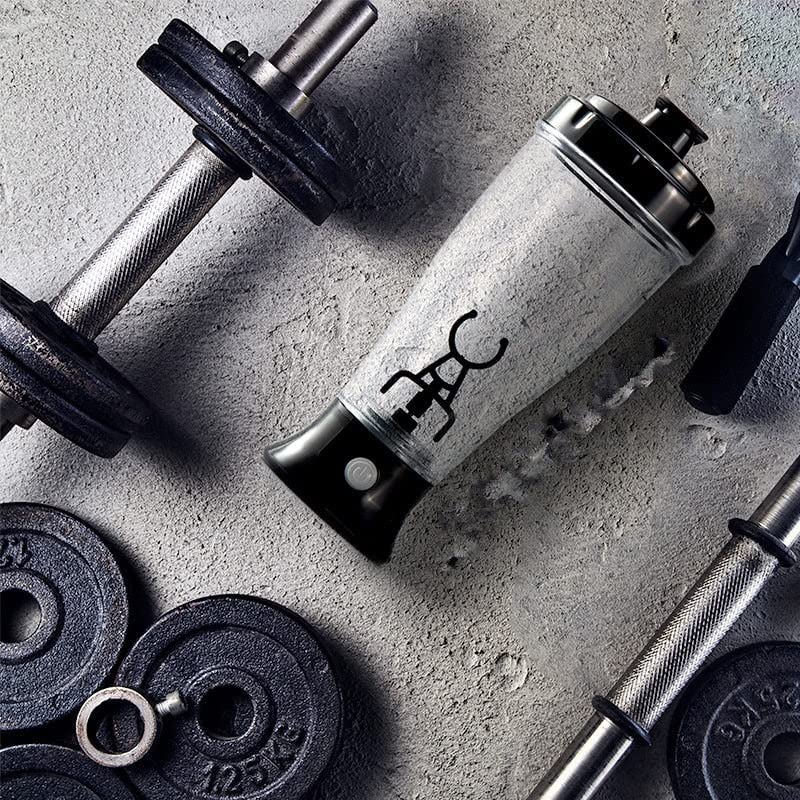 300ML Automatic Self Stirring Protein Shaker Orange / 300-400ml