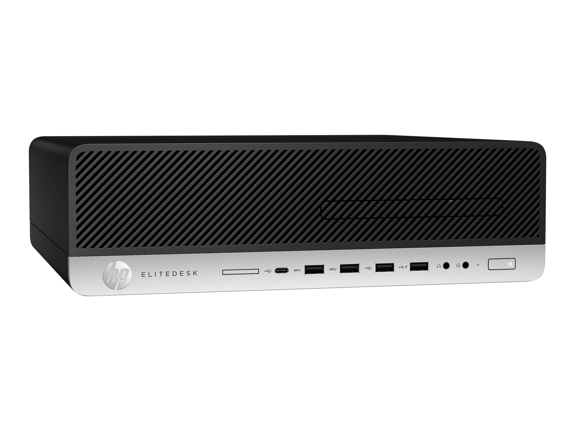 HP EliteDesk 800 G4 SFF Business Desktop Computer_ Intel Hexa-Core i7-8700 up to 4.6GHz, 16GB DDR4, 256GB PCIe SSD, DVDRW_ Wireless WiFi Adaptor_ Windows 10 Pro_ BROAGE 64GB Flash Drive