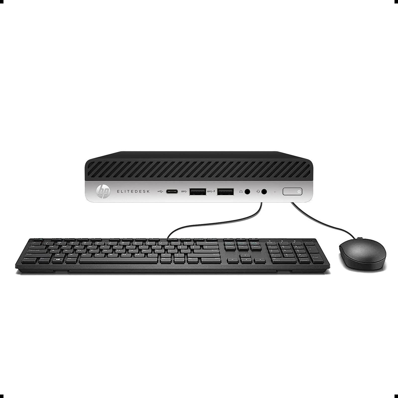 HP EliteDesk 800 G3 Desktop Mini, Intel Quad Core i7-6700 3.4GHz, 8GB DDR4, M.2 256GB SSD, WiFi, BT, Windows 10 Pro 64 Language Supports En/Sp/Fr