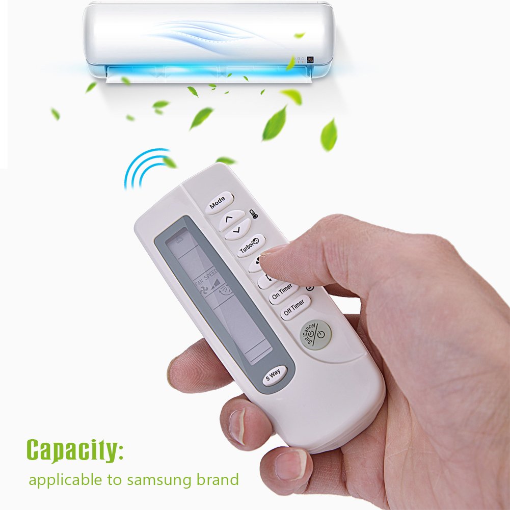Air Conditioner Remote Control ARH-403 for Samsung, Universal Replacement Remote Control Air Conditioner with Built-in Clock Timer for Samsung Brand