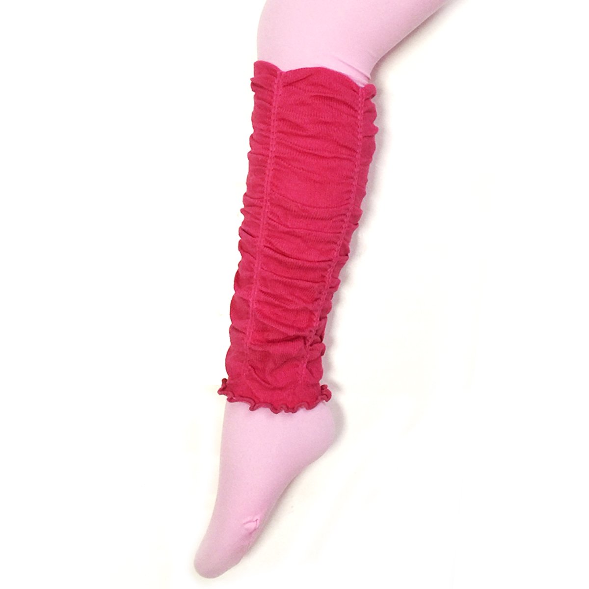 Bowbear Little Girls 3 Pair Gathered Ruffles Leg Warmers, Lilac, Ballet Pink, Sky Blue