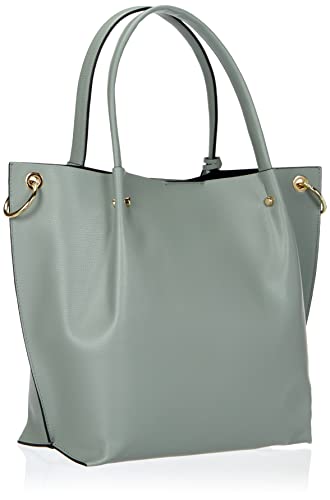 A|X Armani Exchange Women's Medium Woven Shopping Bag, Magnesium, OS