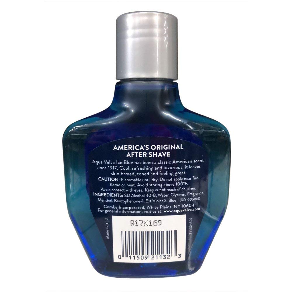 Aqua Velva Ice Blue Size 3.5z Aqua Velva Ice Blue After Shave