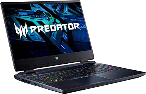 acer Predator Helios Gaming Laptop 2023 Newest, 15.6" FHD 165Hz Display, Intel Core i7-12700H, 32GB DDR5 RAM, 2TB SSD, NVIDIA GeForce RTX 3060 Graphics, Bluetooth, Wifi6, Windows 11 Home, Black