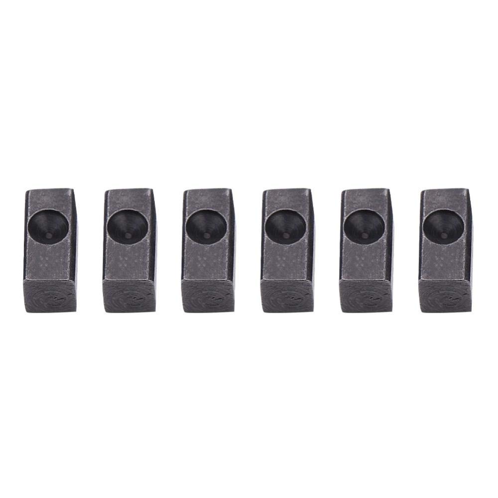 6 PCS Insert Blocks, Electric Guitar Tremolo Bridge Saddle Pro String Lock Insert Blocks for Electric Guitar Bridge Saddle Floyd Rose Block Floyd Rose Saddle Blocks