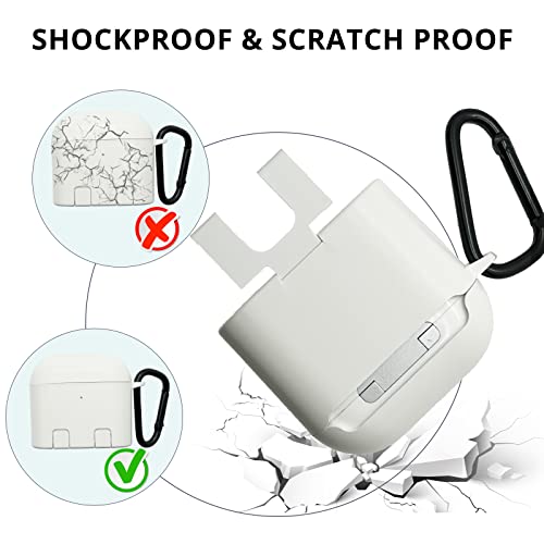 AirStand - AirPods 3 Case Cover with Invisible Phone Stand, Compatible with AirPods 3, Full Protection Shockproof Case with Keychain/Carabiner, Wireless Charging Supported, Patented Design (Panda)