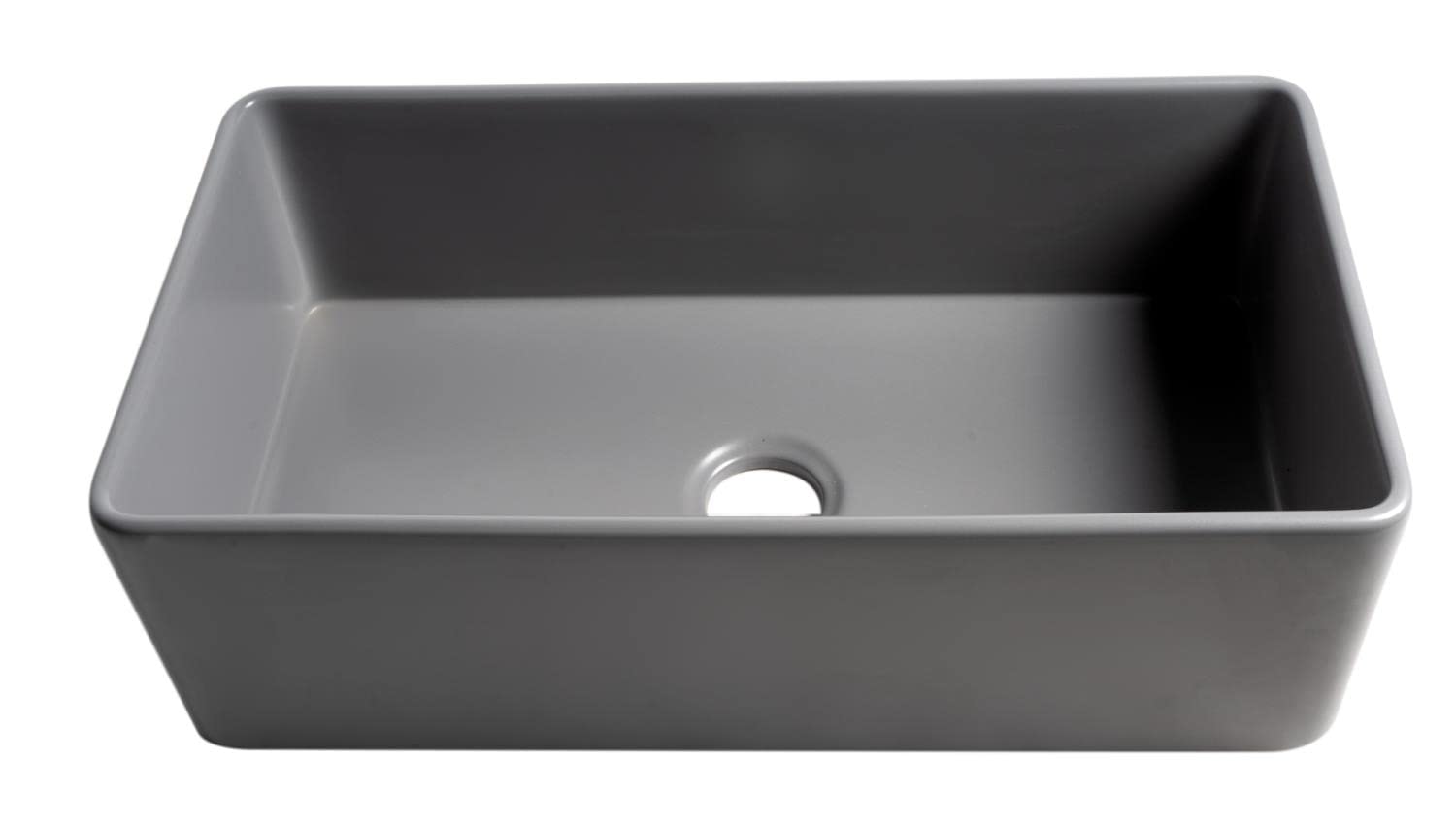 ALFI brand ABF3318S-GM Kitchen Sink, Grey Matte
