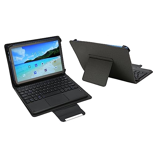 2 in 1 Tablet, FDH Screen Blue 5G WiFi Digital Tablet Dual Speakers 7000mAh for Studying for Video (US Plug)