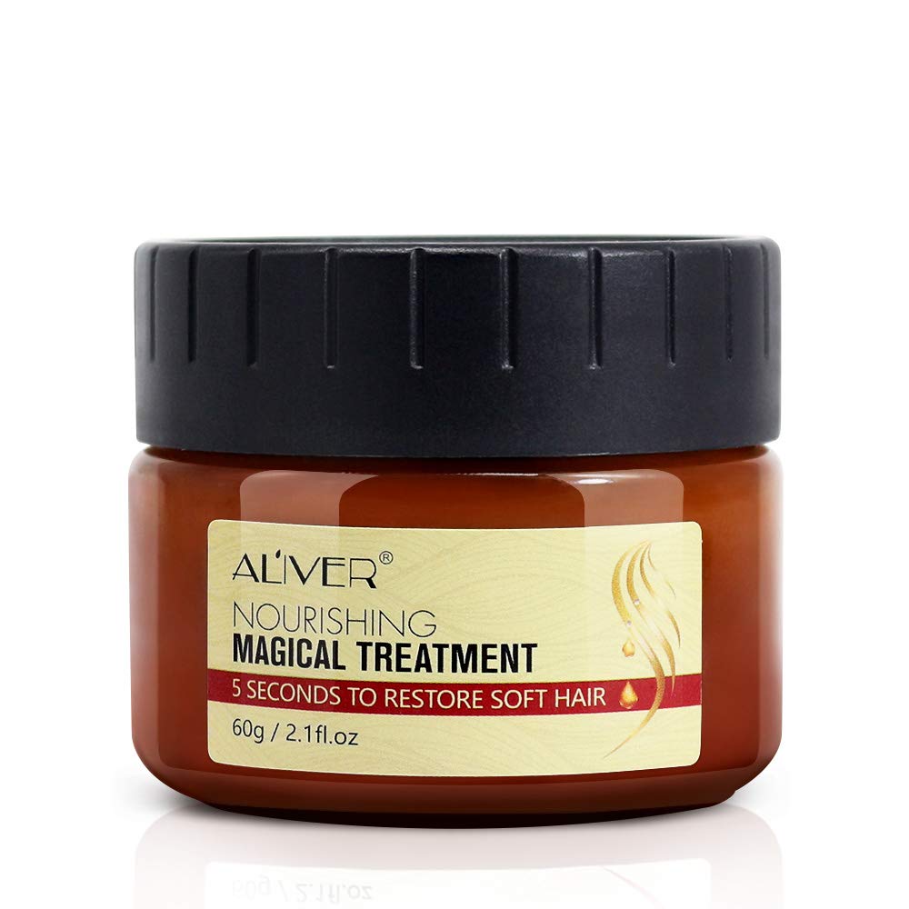 IFUDOIT Magical Hair Treatment Mask, Hair Mask for Dry Damaged Hair and Growth,Professtional Hair Conditioner,5 Seconds to Restore Soft,Fights Breakages and Split Ends,Protect Hair Roots