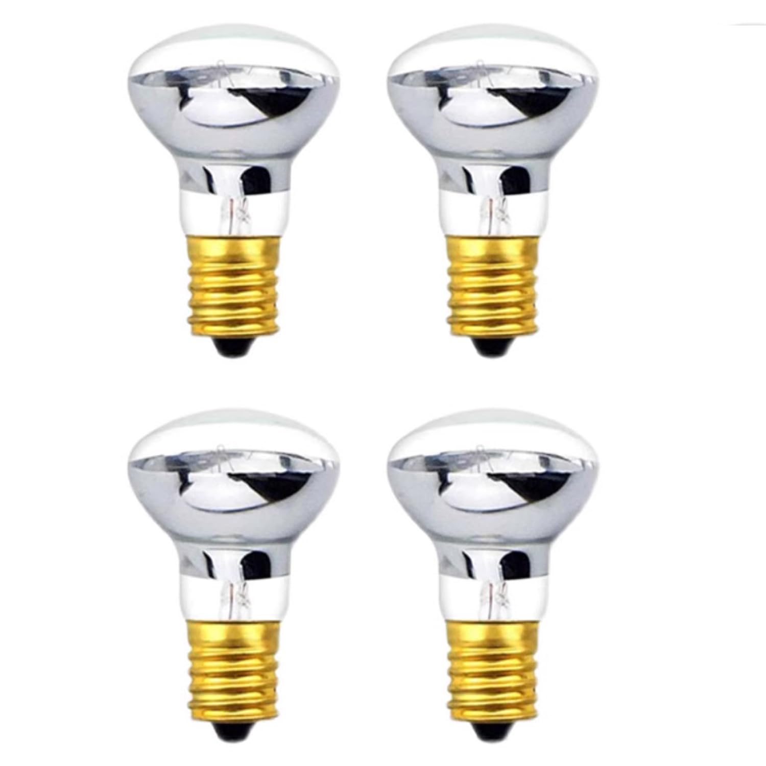4 PCS R39 Reflector Type Bulb, 40W 120V Replacement Light Bulbs for Lava Lamp, Reflector Lava Lamp Bulb, R39 E17 Socket