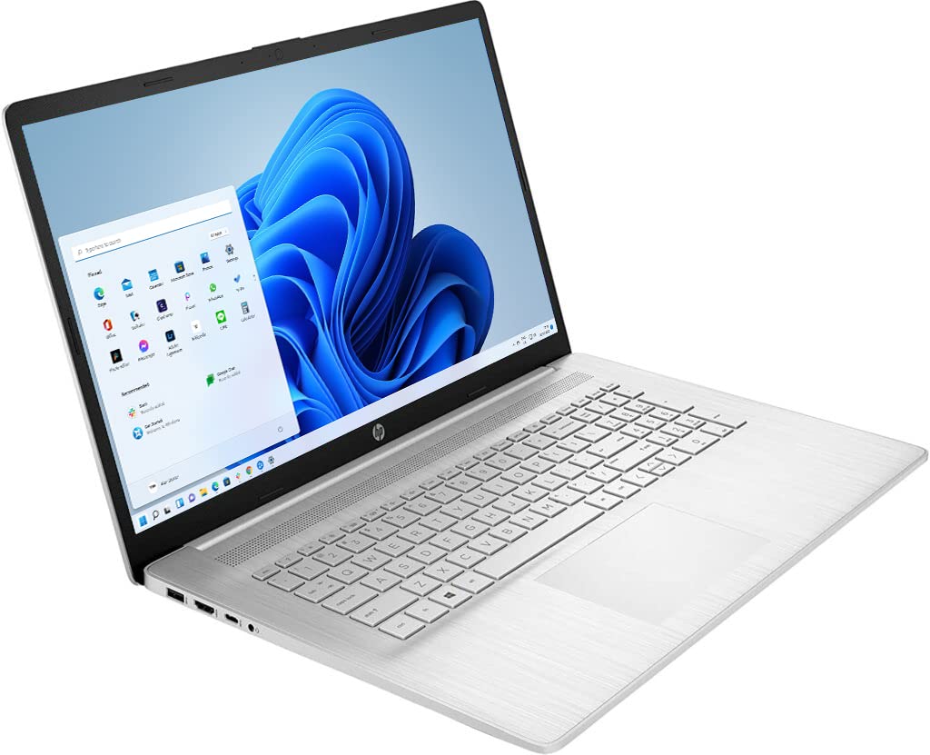 2022 Newest HP 17z Notebook Laptop, 17.3’’ HD+ Touchscreen, AMD Ryzen 5 5500U Hexa-Core Processor, Wi-Fi 6, Bluetooth, Webcam, HDMI, Windows 11 Home, Silver (8GB RAM | 256GB SSD) (Renewed)