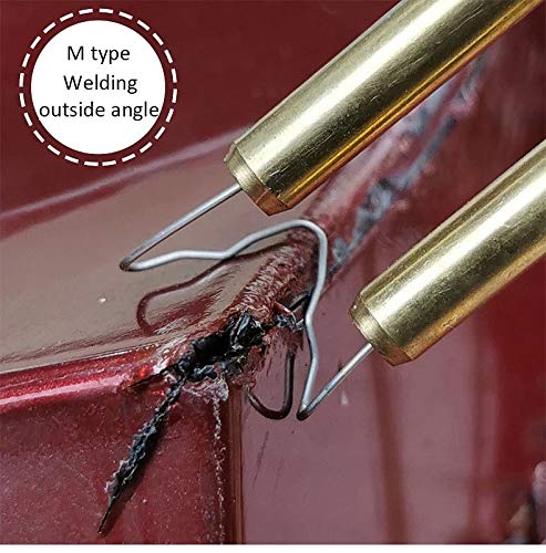 Hot Staples,for Car Bumper Repair Bodywork Plastic Welding Repairing, Pre-Cut Treatment, 6 Types Available 900PCS