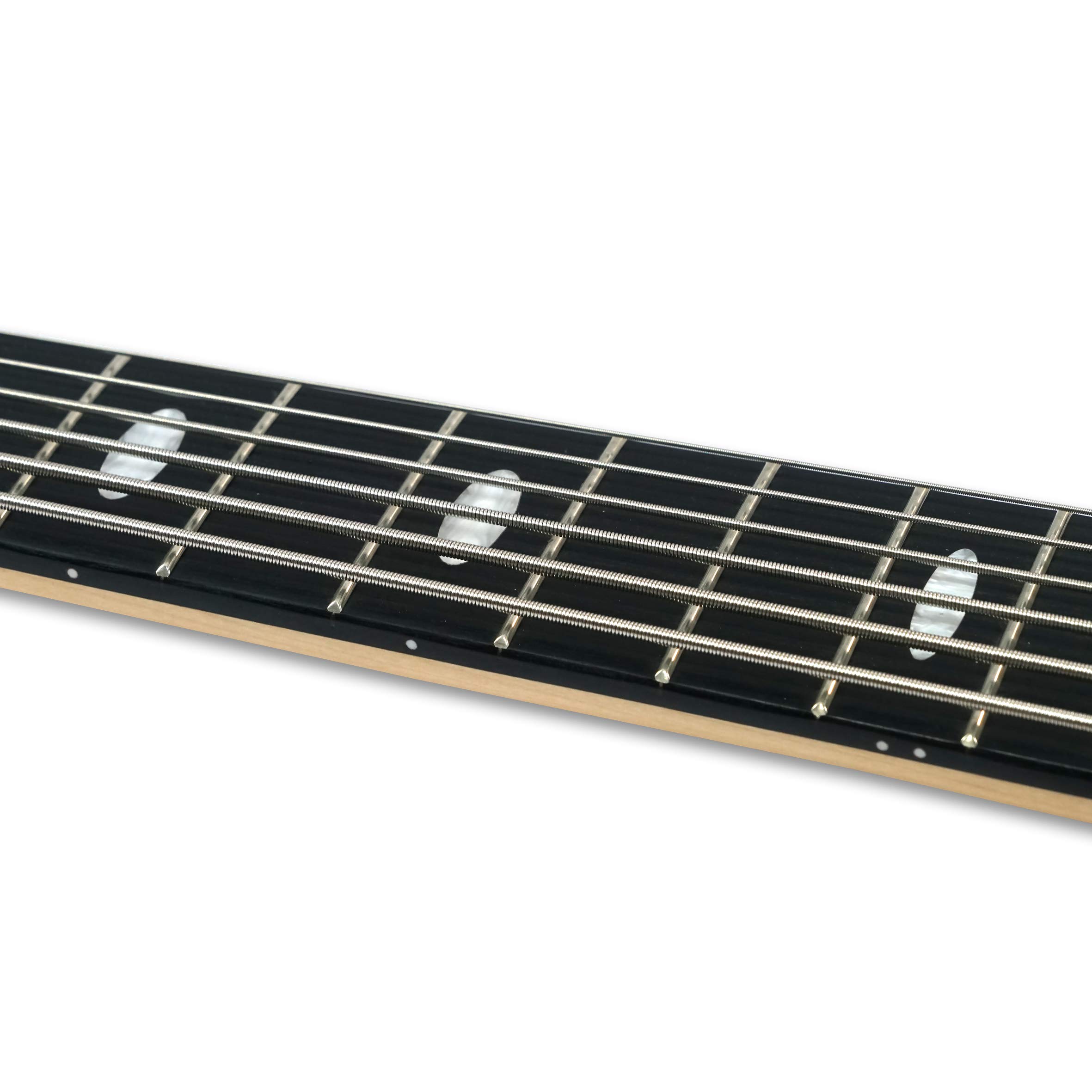 6 String Electric Bass Guitar Millettia Laurentii+Okoume body maple neck