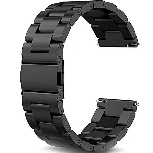 Garmin Vivoactive 4 Smartwatch (Gray/Stainless) Bundle w/Additional Metal Band (010-02174-01)