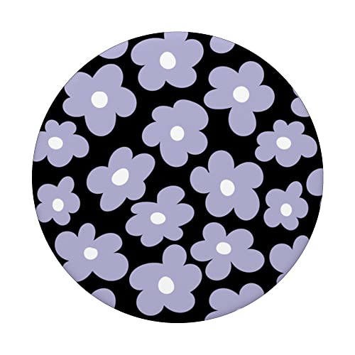 Aesthetic Lilac Flowers Retro Daisy PopSockets Swappable PopGrip